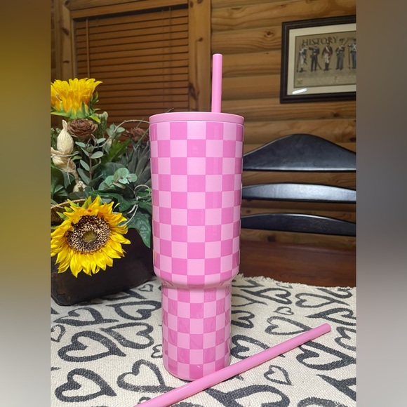 Simple Modern | Dining | Htf Pink Checkmate Simple Modern 4oz Tumbler ...